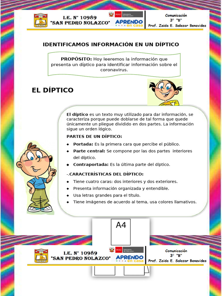 Guía para Identificar Información en Dípticos | PDF