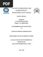 M Com Project Report | PDF | Employment | Chi Squared Test