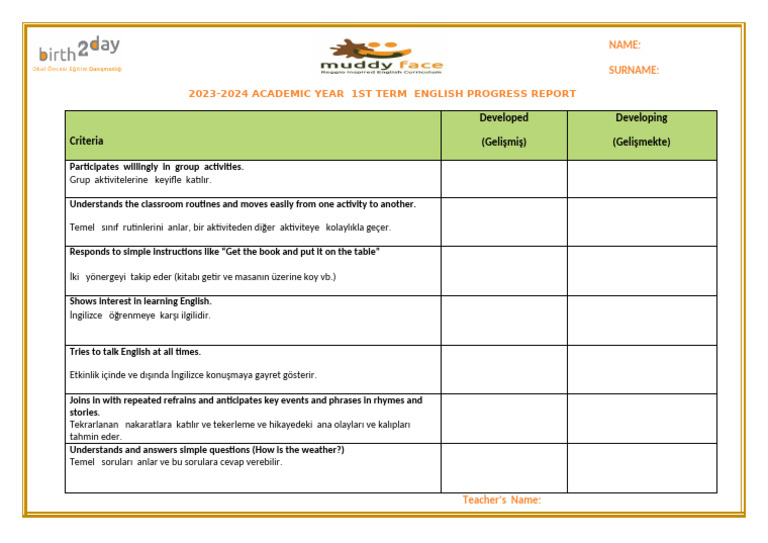 Progress Reports | PDF