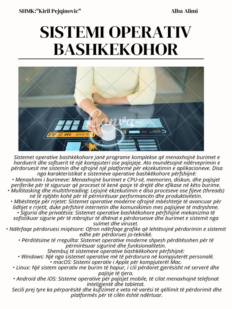 Sistemi Operativ Bashkekohor | PDF