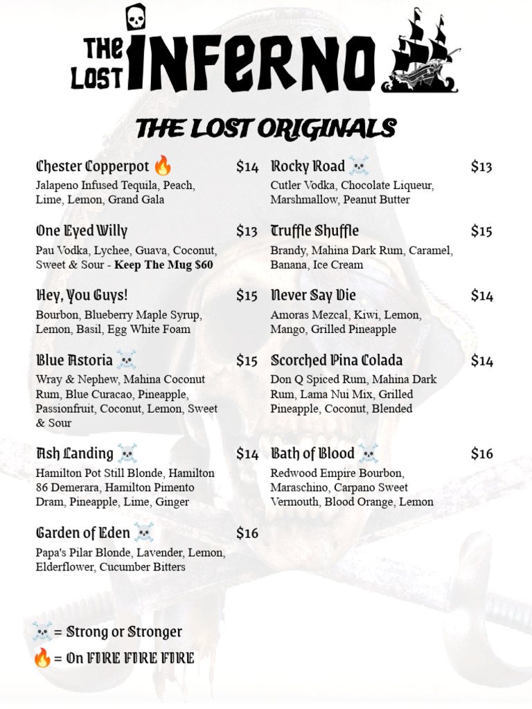 The Lost Inferno Sneak Preview | PDF | Rum | Alcoholic Drinks