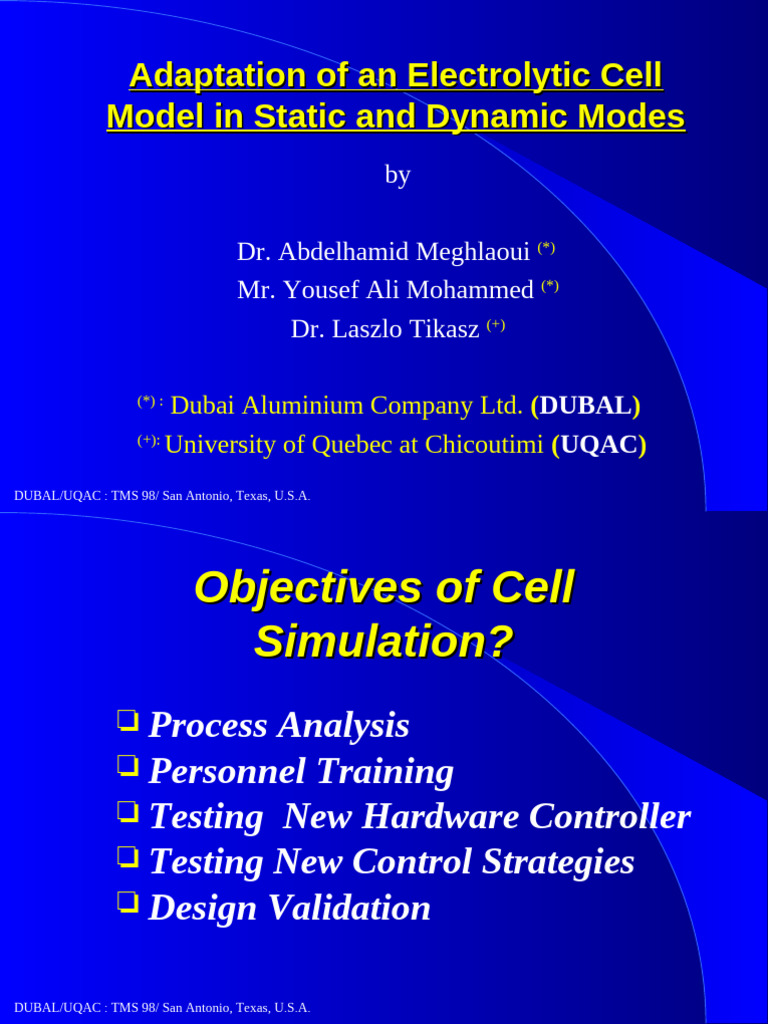 Aluminium Reduction Cell Simulator4 Pdf Anode Cathode