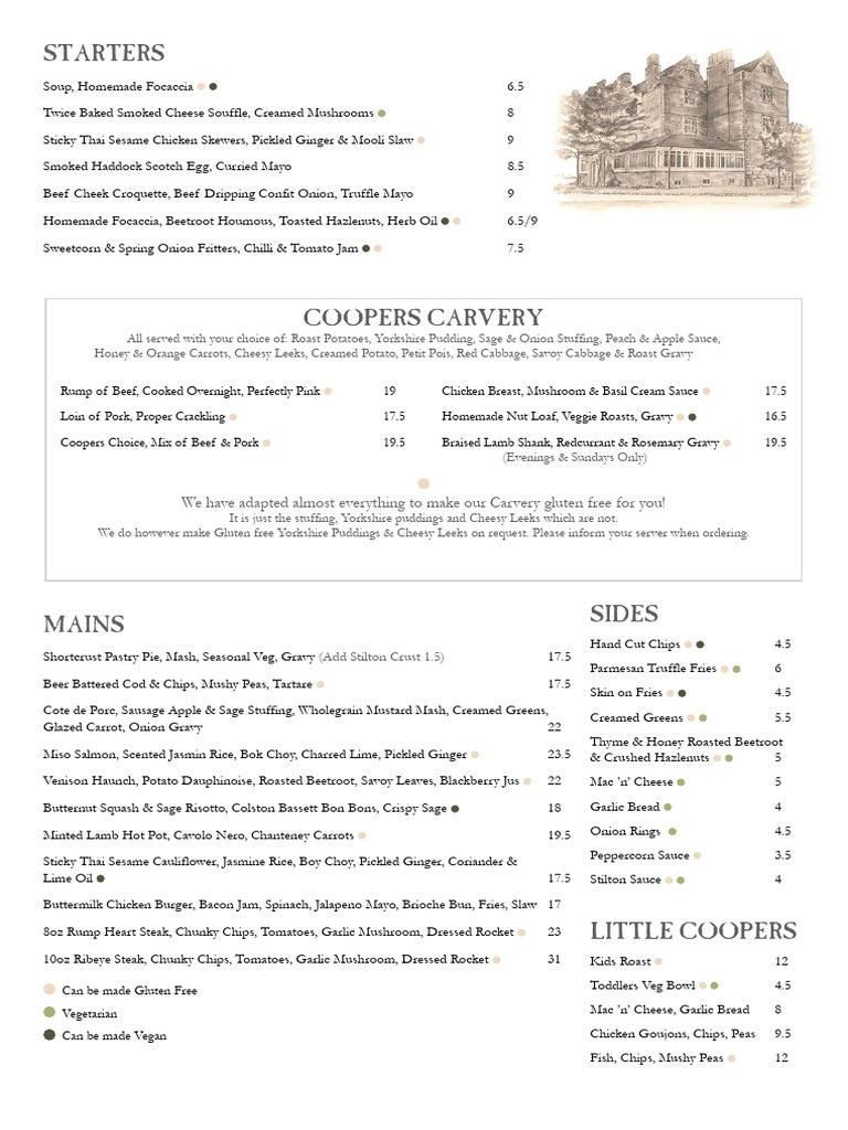 Autumn Kitchen Menu 2024 | PDF | French Fries | Gravy