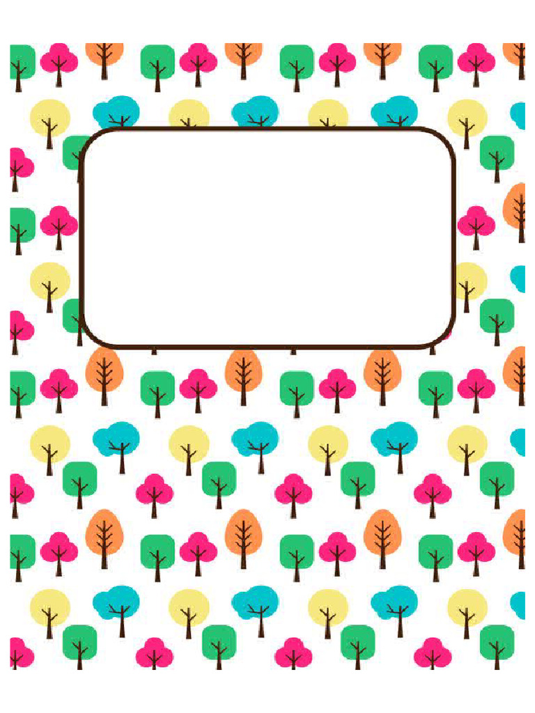 Notebook Cover Pattern 2 | Pdf