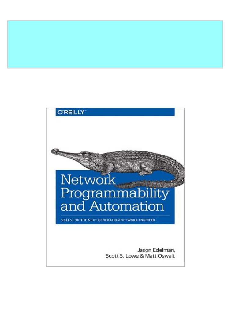 (FREE PDF Sample) Network Programmability and Automation Skills For The ... (FREE PDF Sample) Network Programmability and Automation Skills For The ...