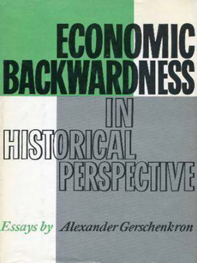 Economic Backwardness Essays Collection | PDF | Statistics | Banks