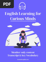 Episode 1 Transcript - Listening Time | PDF | Vocabulary | Podcast