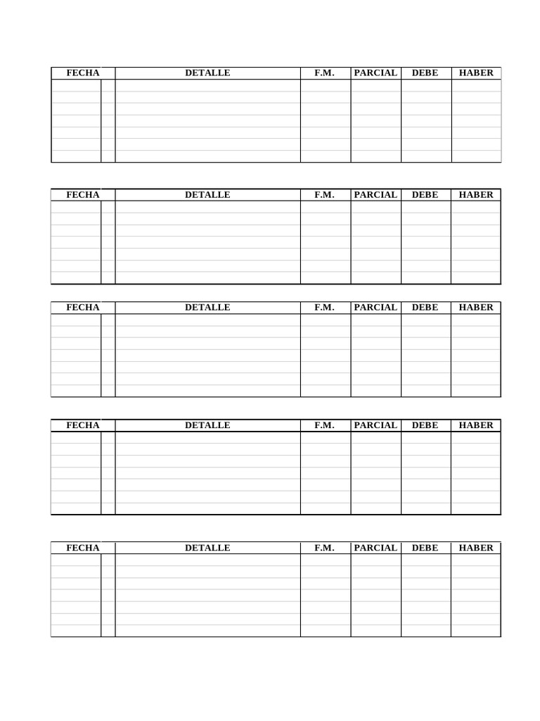 Asientos Contables | PDF