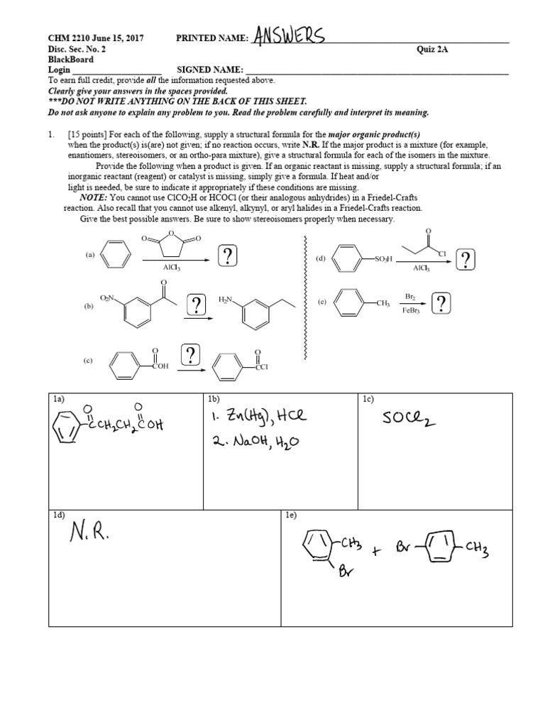 Missing Reactants in Organic Reactions | PDF | Chemical Reactions | Reagent