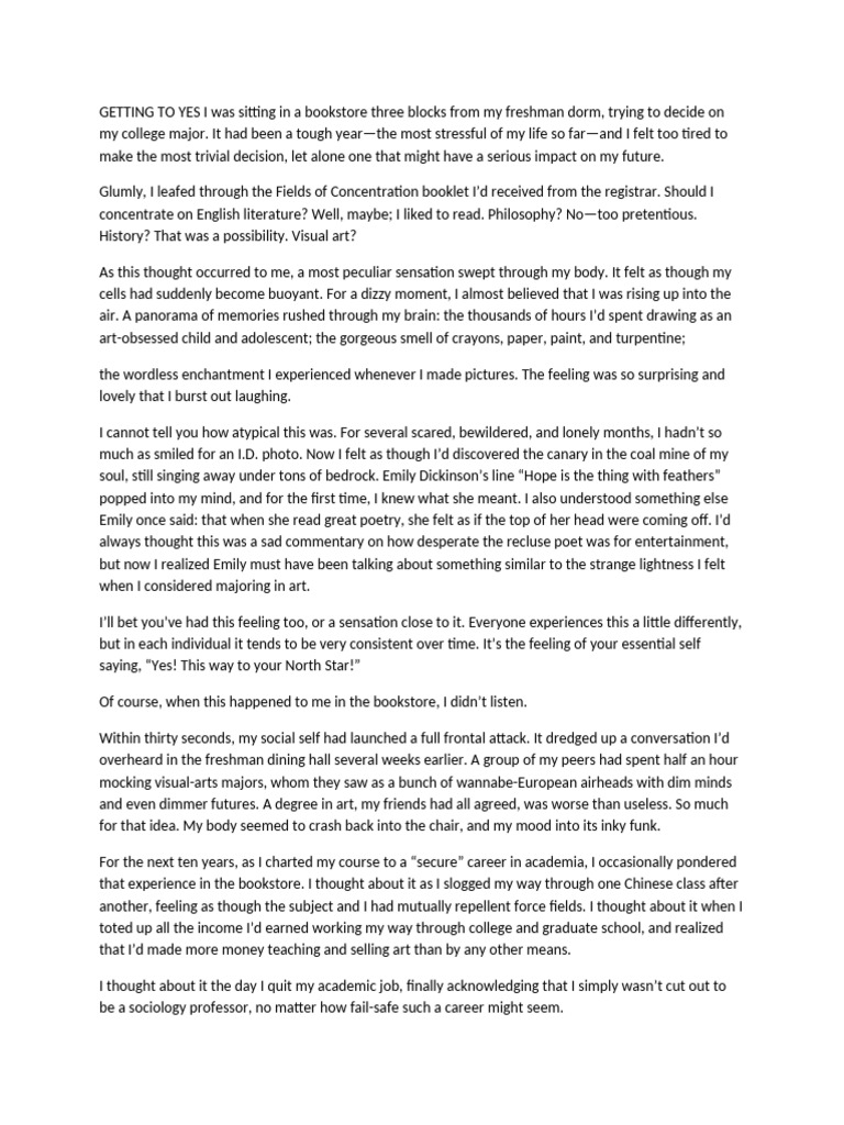 GETTING TO YES-WPS Office | PDF