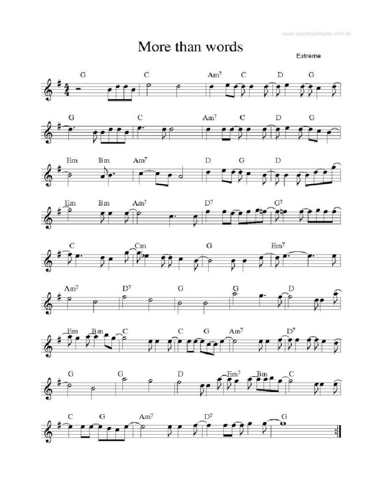 More Than Words | PDF