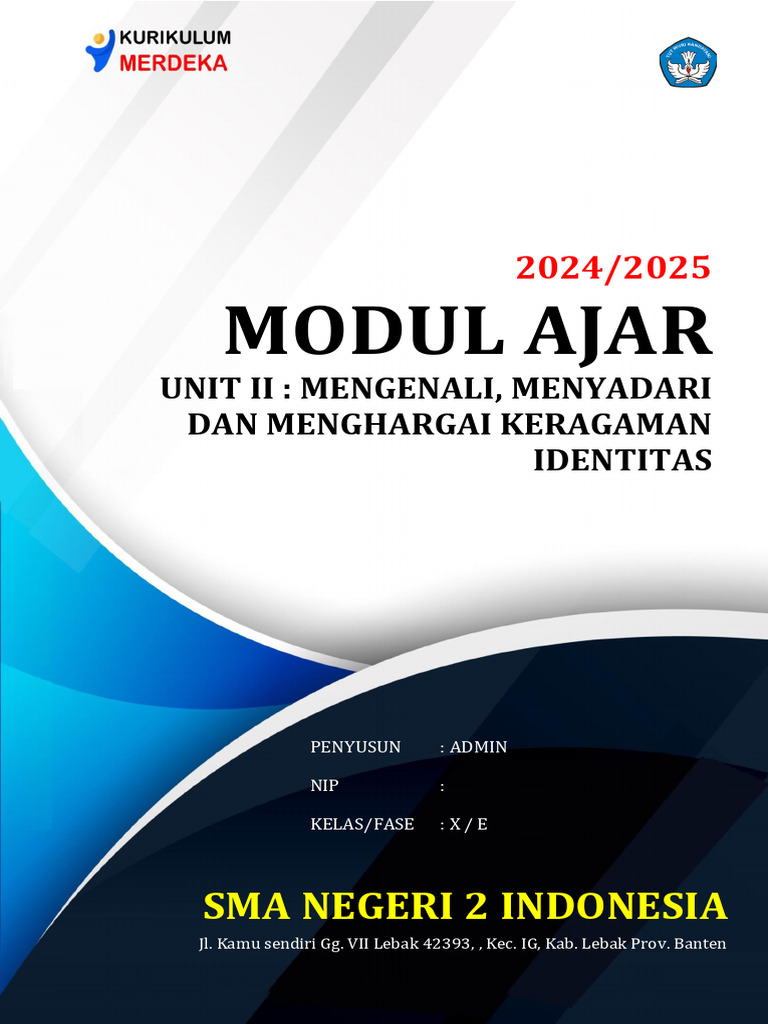 MA Unit 3 Mengenali, Menyadari Dan Menghargai Keragaman Identitas | PDF