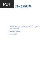 Defektinis Aktas - WORD PDF | PDF