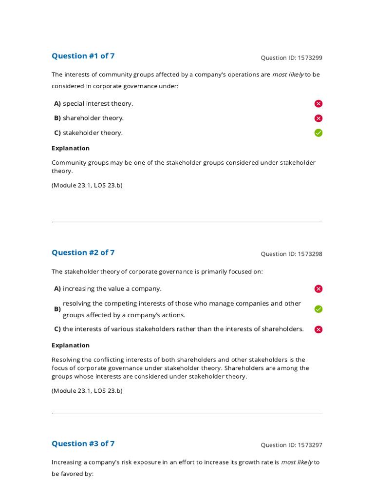 Understanding Stakeholder Theory | PDF | Interest | Corporate Governance
