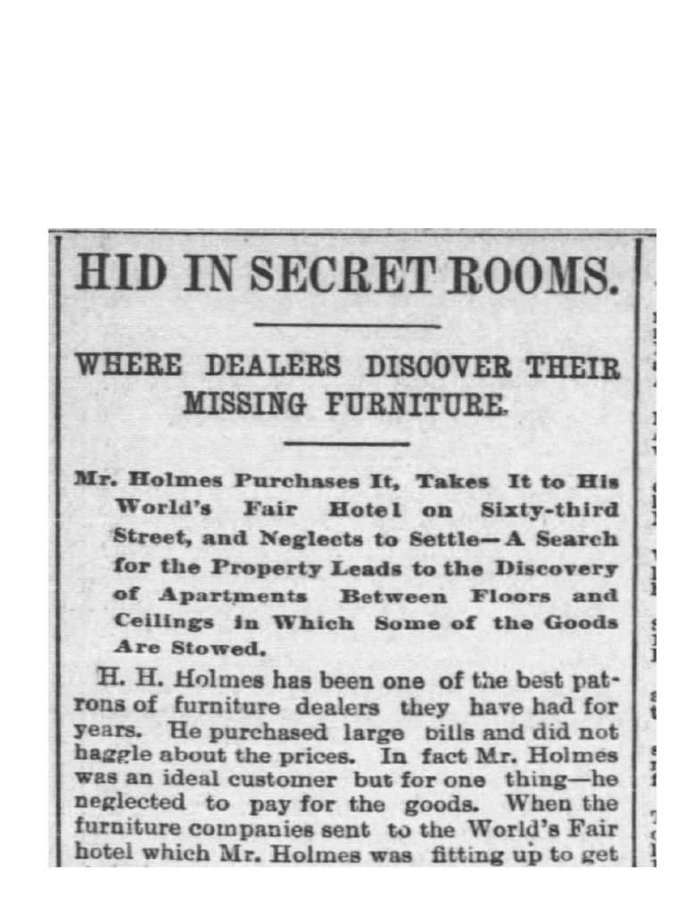 HH Holmes | PDF