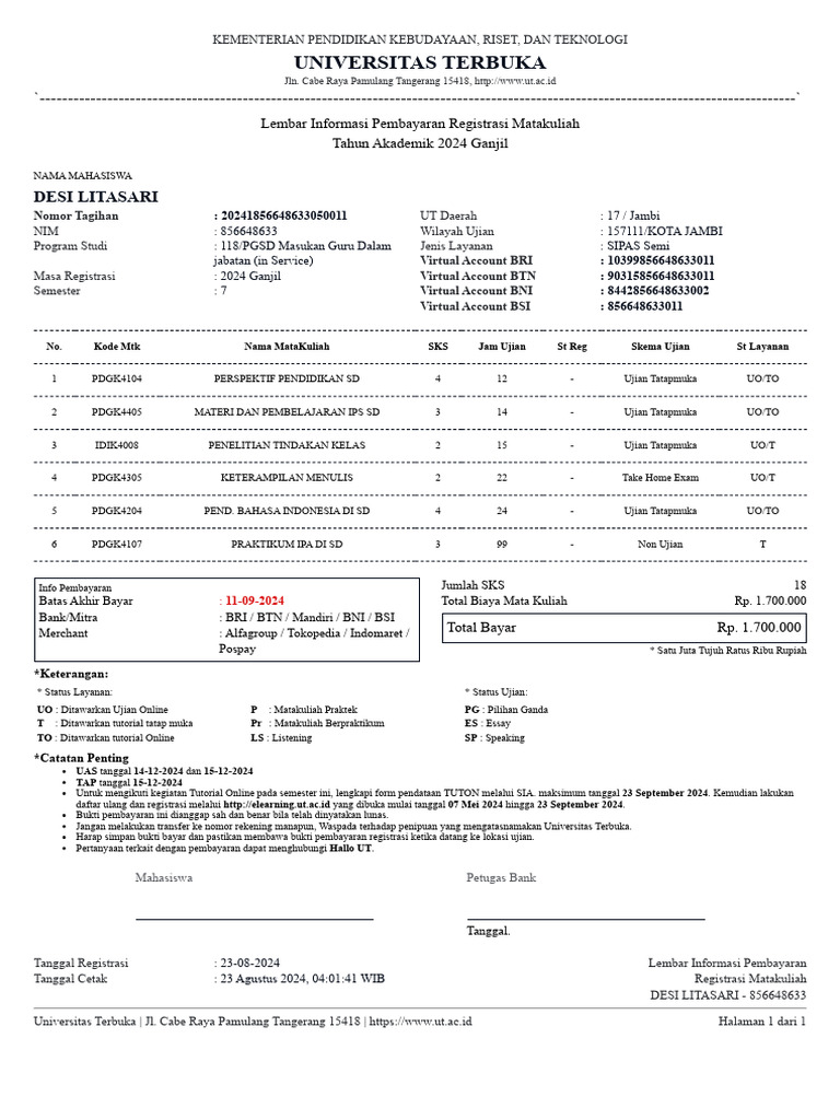 Tugas 1 Logika Informatika | PDF