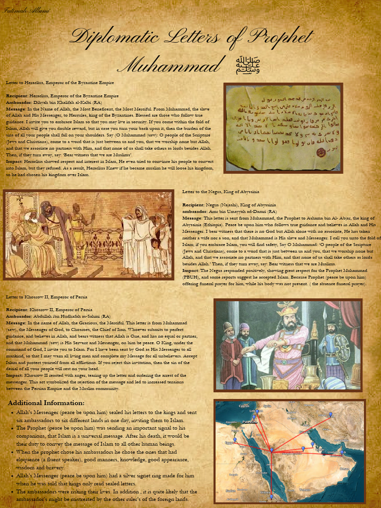 Diplomatic Letters of Prophet Muhammad (PBUH) | PDF | Prophets And ...