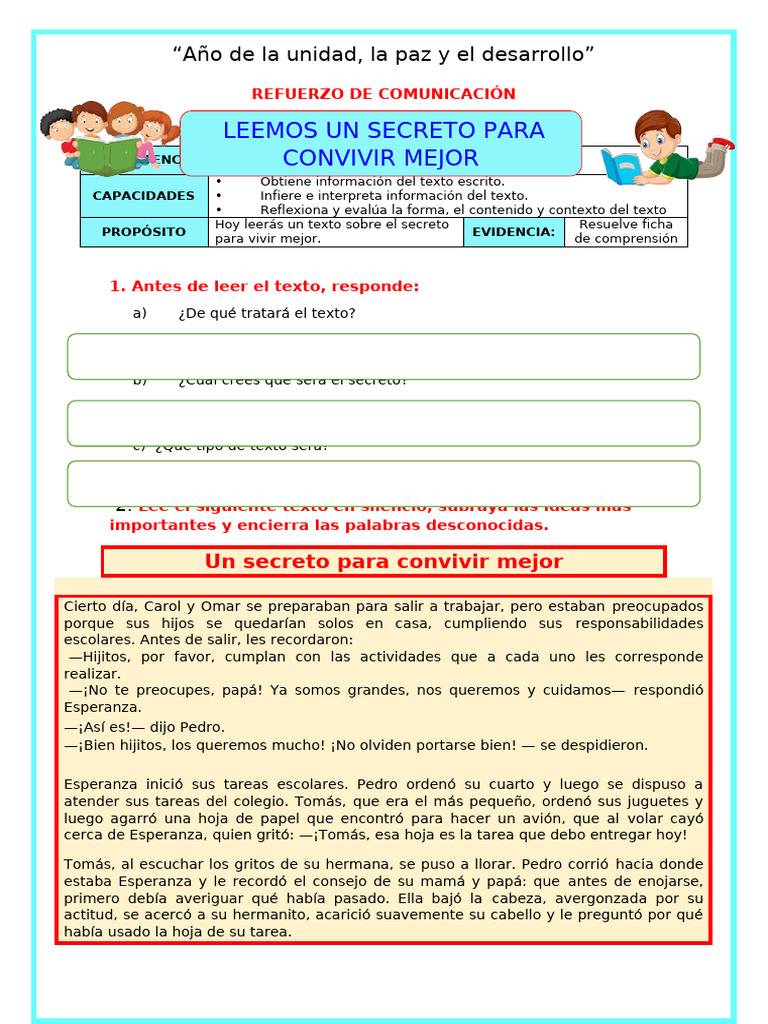 Un Secreto para Convivir Mejor | PDF Un Secreto para Convivir Mejor | PDF