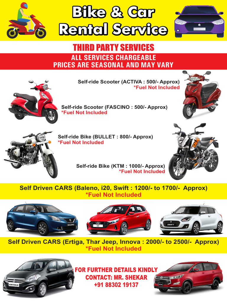 Bike & Car Services | PDF