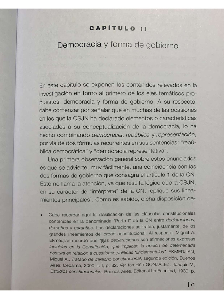Trejo, Lisi Que Es La Democracia para La CJSN... | PDF