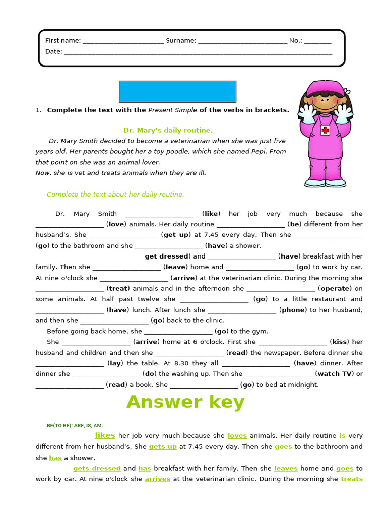 Ps Daily Routines - Lautaro | PDF
