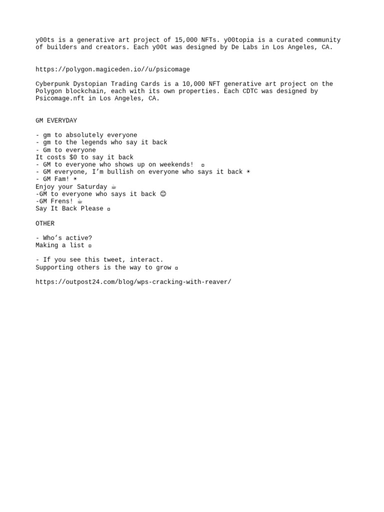 Manifesto | PDF