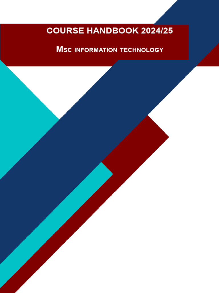 Course Handbook Template 2023-24 - Final | PDF | Educational Technology ...