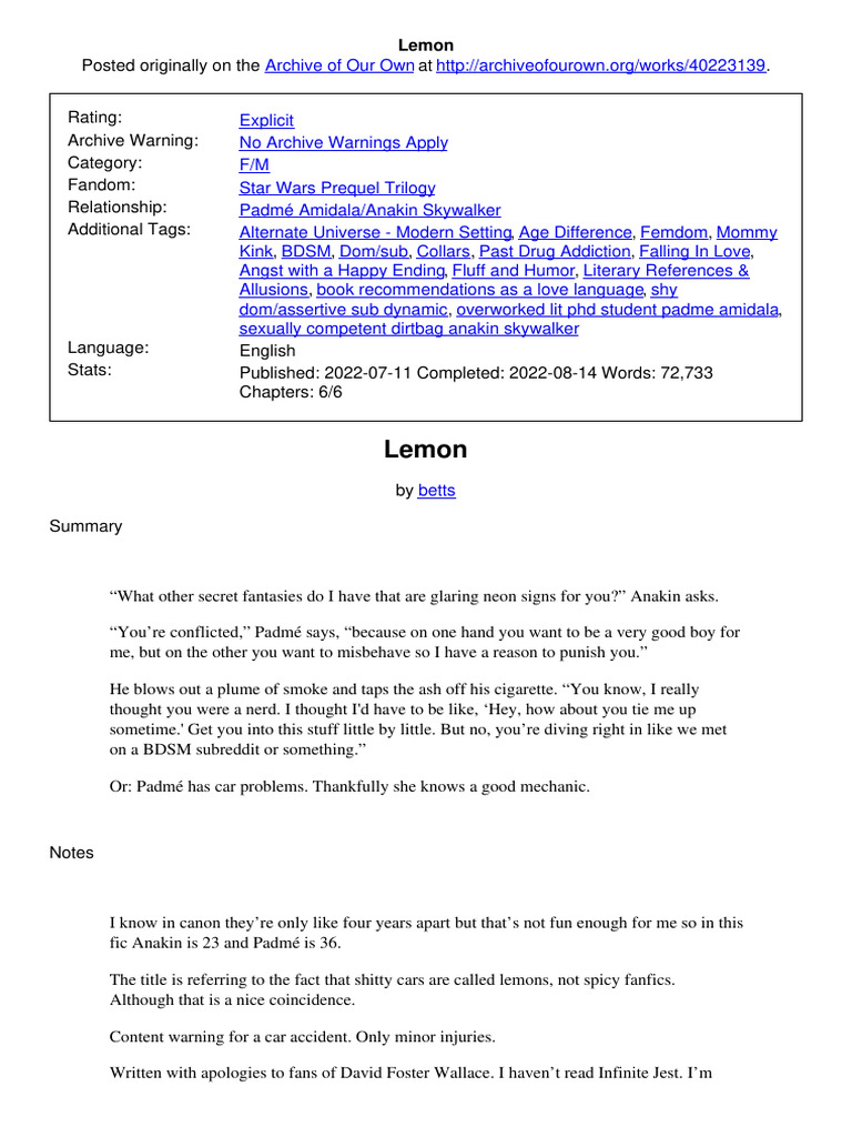 Lemon | PDF