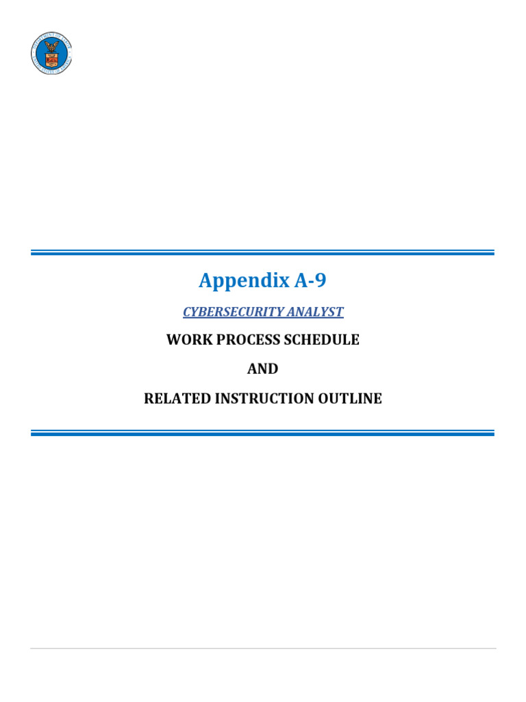 Appendix A-9 Cybersecurity Analyst National NonCBA 2.17.23 | PDF | Computer Network | Computer ...