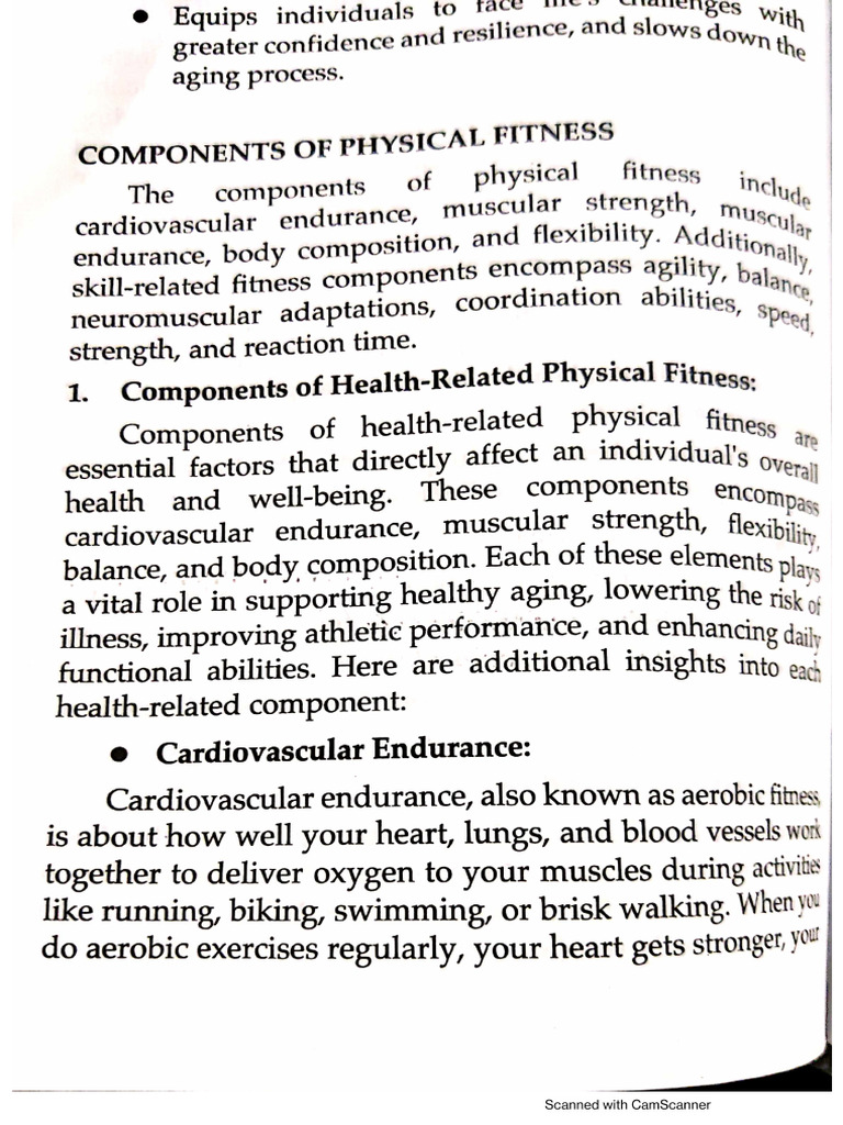 Health Related Physical Fitness | PDF