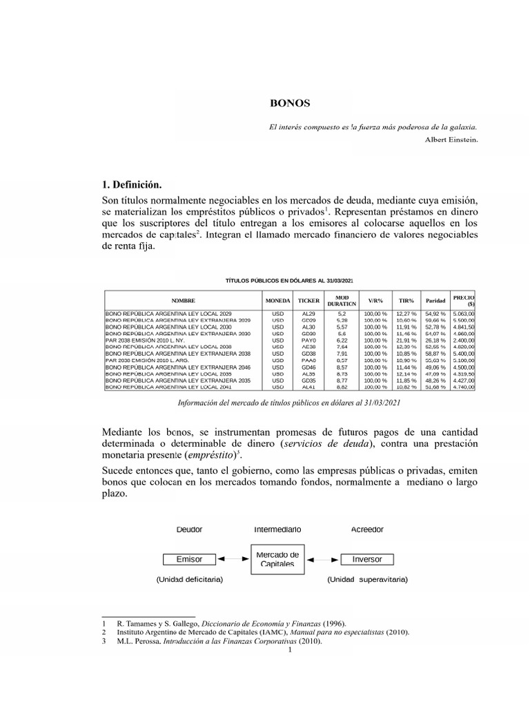 Los Bonos y Su Valuación - As | PDF