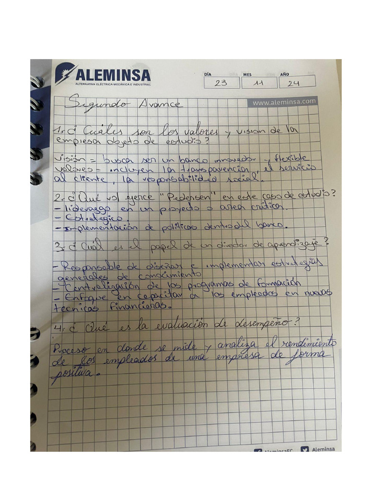 Segundo Avance | PDF