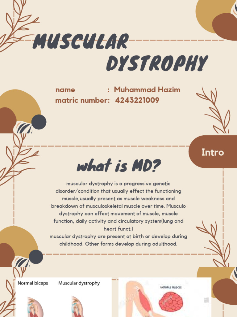 Understanding Muscular Dystrophy Types | PDF | Muscular Dystrophy ...