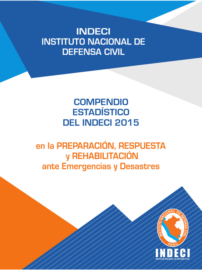 Indeci 1 | PDF | Defensa Civil | Riesgo