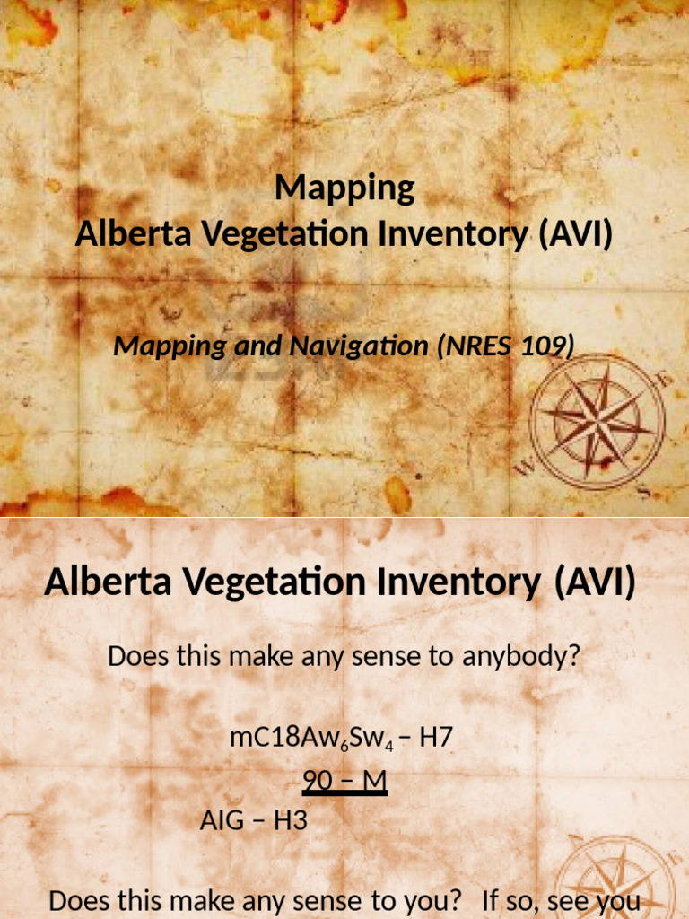 Module 2 - Mapping - Lecture 1 - Alberta Vegetation Inventory | PDF | Trees