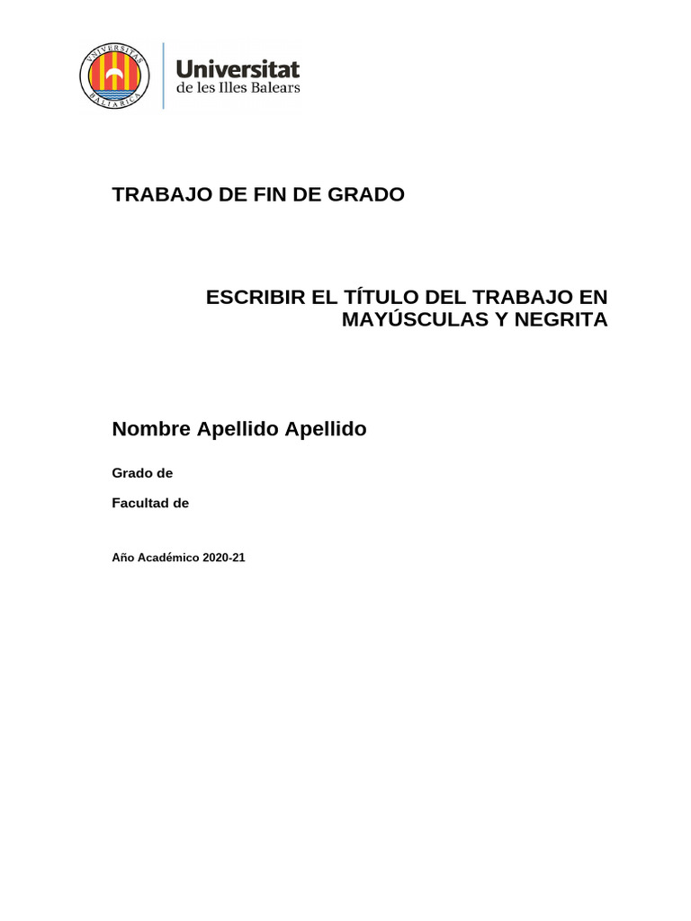 Portada TFG Castellano | PDF