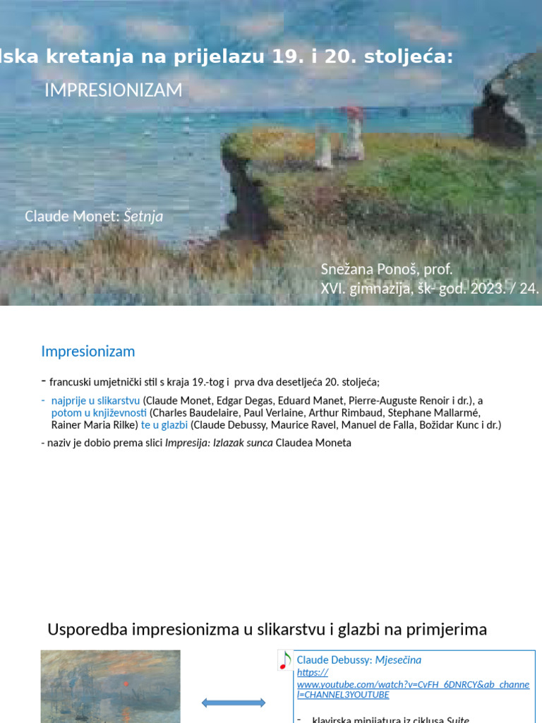 Impresionizam 24 25 Loomen | PDF