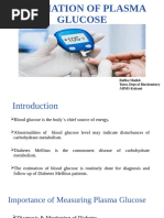 Blood Sugar Estimation via GOD-POD Method | PDF | Glucose | Hydrogen Peroxide
