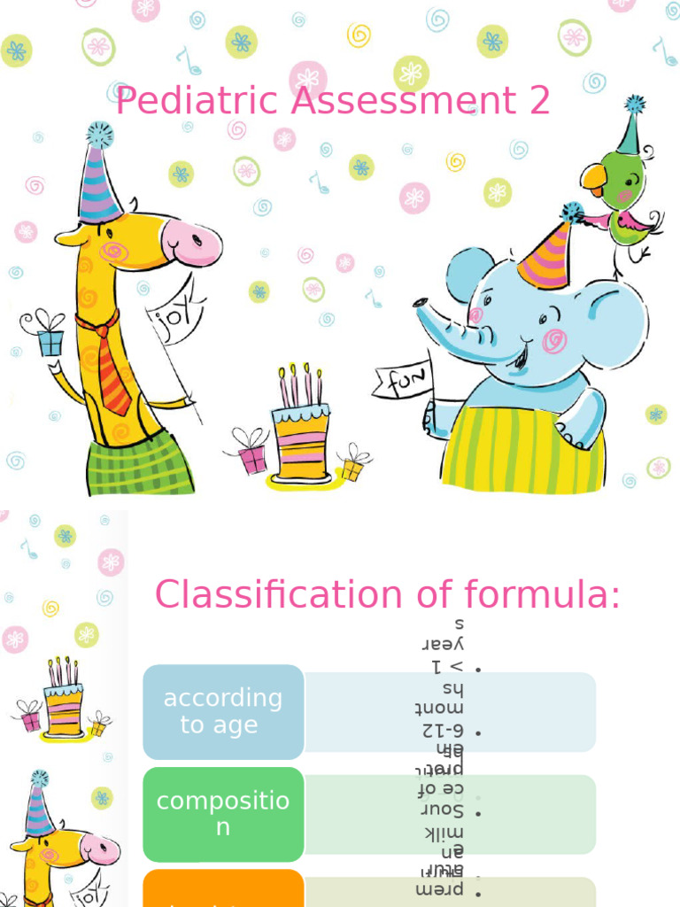 Pediatric Formula Nutrition Guide | PDF