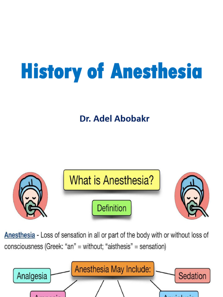 History of Anesthesia | PDF | Anesthesia | Surgery