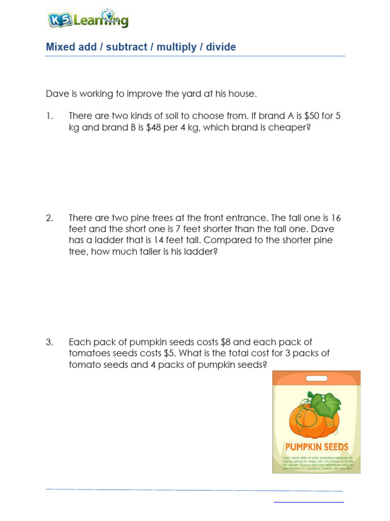 Grade 3 Mixed Word Problems A | PDF Grade 3 Mixed Word Problems A | PDF