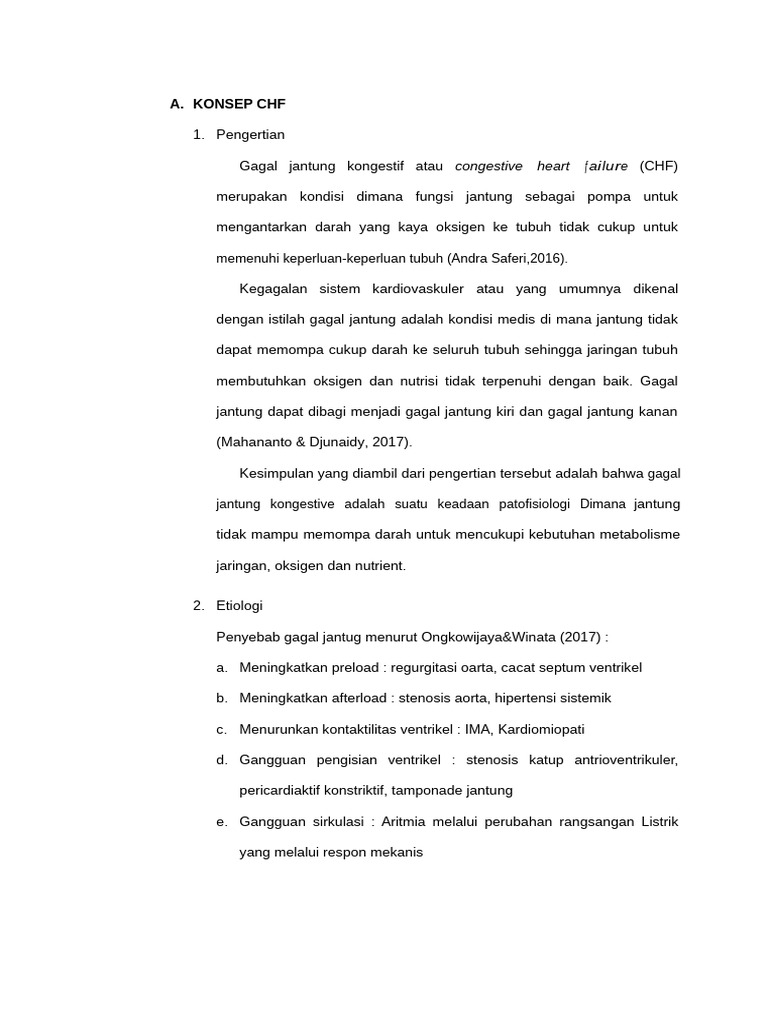 Konsep CHF | PDF