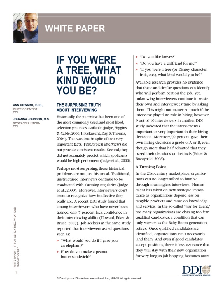 Interviewing WP Ddi | PDF | Interview | Employment