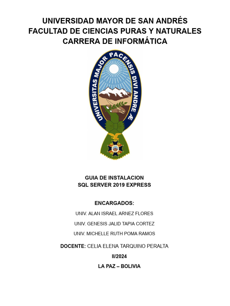 Guia Instalacion SQL Server 2019 Express | PDF | Servidor SQL de ...