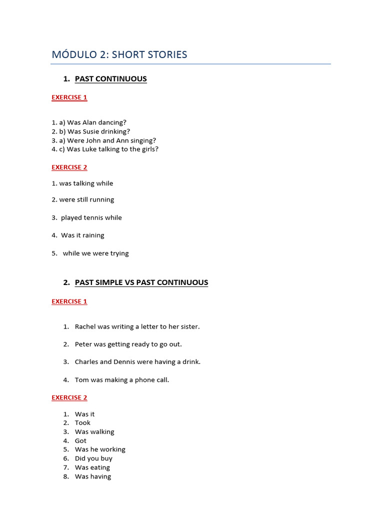 Answer Key B1 1 M2 | PDF