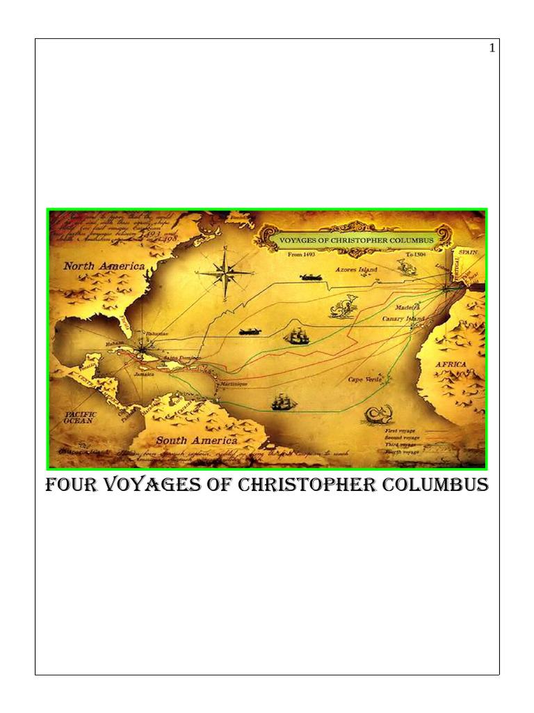 Four Voyages of Christopher Columbus | PDF | Christopher Columbus