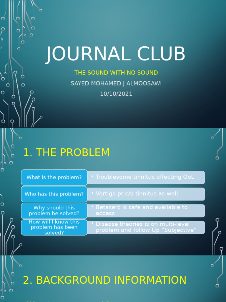 Betahistine for Tinnitus in Vertigo Patients | PDF | Therapy ...