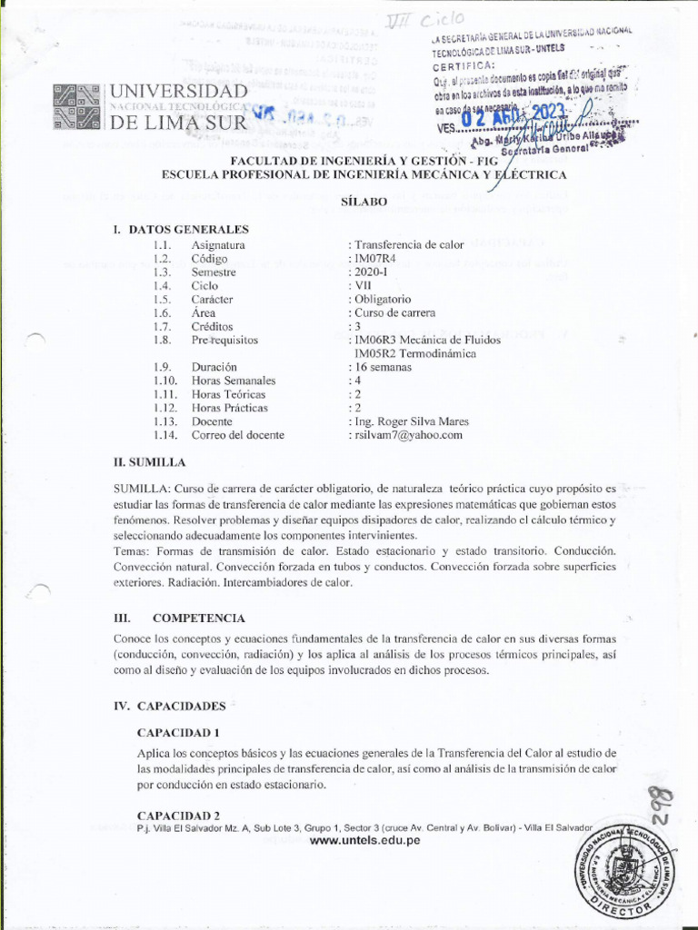 Séptimo Ciclo | PDF