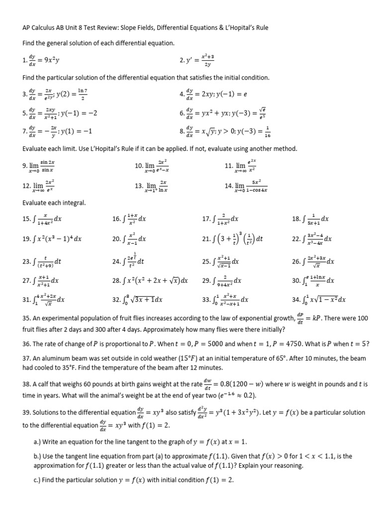 Unit 8 Review Part 2 | PDF | Tangent | Mathematical Objects