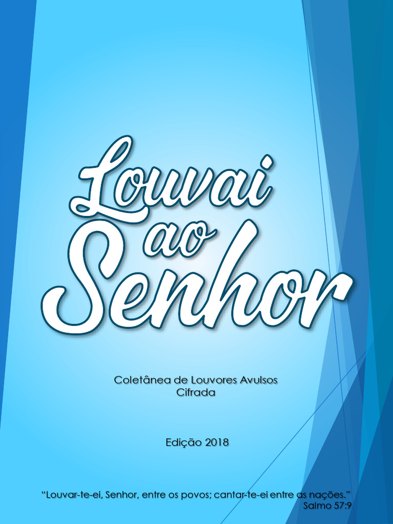Coletânea de Louvores Avulsos - 2018 - Cifrada | PDF | Amor | Jesus